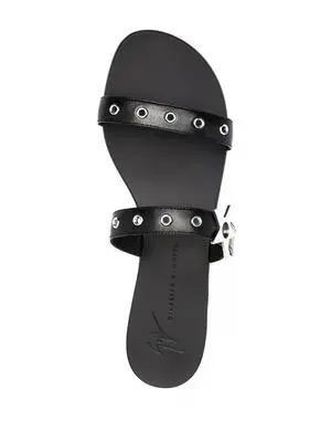 GIUSEPPE ZANOTTI Star-embellished Flat Sandals