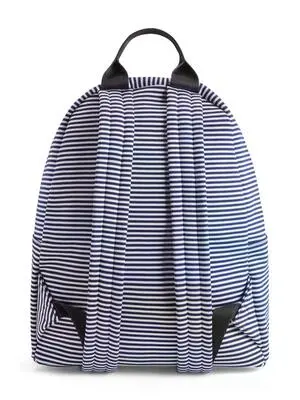 GIUSEPPE ZANOTTI Logo-embroidered Striped Backpack