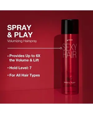 SEXY HAIR Big Spray & Play Volumizing Hairspray 10 Oz