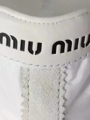 Miu Miu Plume Lace-up Sneakers