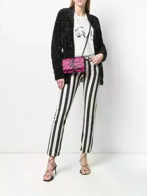 Saint Laurent Metallic V-neck Cardigan