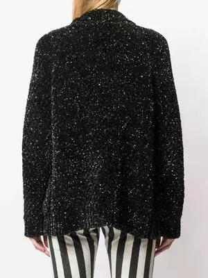 Saint Laurent Metallic V-neck Cardigan