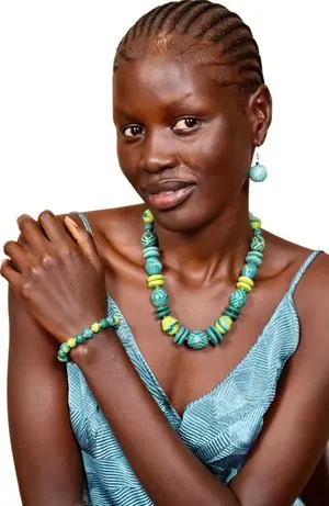 KAZURI Tsavo Dreamscape Amulet Necklace - Multi
