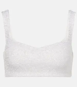 CLIO PEPPIATT Venus Embellished Bra Top