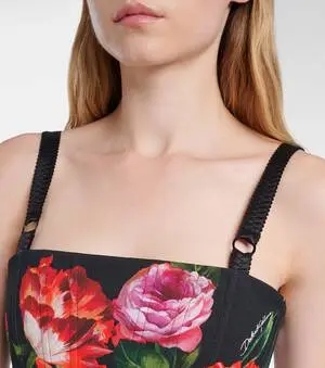 Dolce & Gabbana Floral Bustier Top