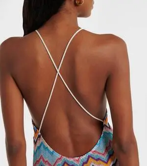 Missoni Zigzag Lamé Dress