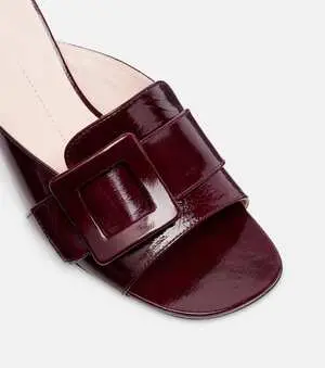 ROGER VIVIER Viv' Canard 55 Leather Mules