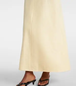 TOTEME Draped Maxi Dress - Yellow
