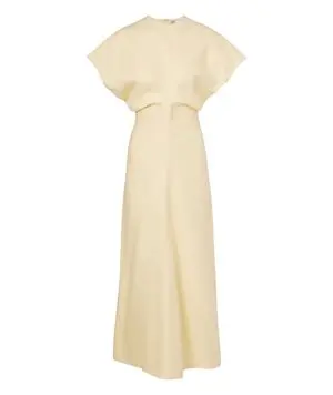 TOTEME Draped Maxi Dress - Yellow