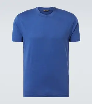 TOM FORD Jersey T-shirt Blue