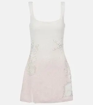 CLIO PEPPIATT Seashell Embellished Minidress