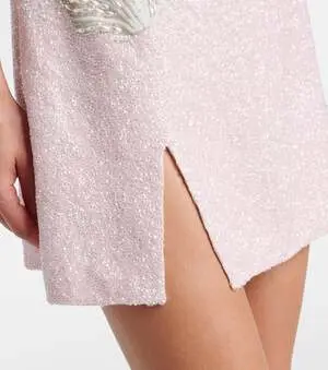 CLIO PEPPIATT Seashell Embellished Minidress