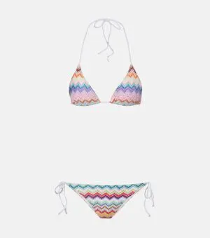 Missoni Missoni Zigzag Lamé Bikini Multicoloured