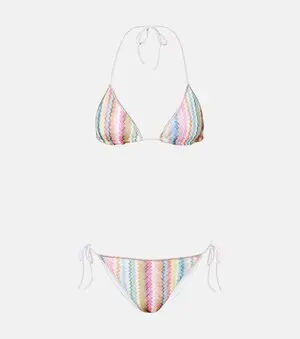 Missoni Zigzag Lamé Bikini - Multicoloured