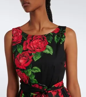 Dolce & Gabbana Floral Midi Dress - Multicoloured