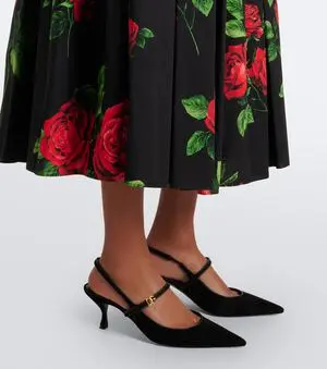 Dolce & Gabbana Floral Midi Dress - Multicoloured