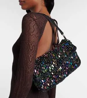 Staud Timmy Beaded Shoulder Bag