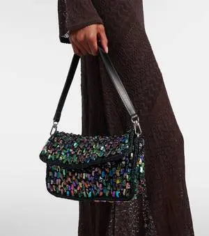 Staud Timmy Beaded Shoulder Bag