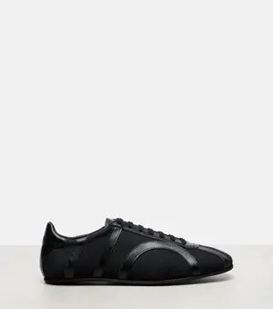 TOTEME Leather-trimmed Sneakers - Black
