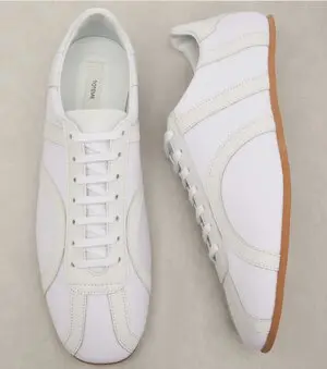 TOTEME Leather-trimmed Sneakers