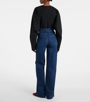 FRAME Le Slim Palazzo Wide-leg Jeans - Blue
