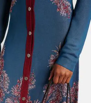Etro Paisley Jersey Shirt Dress - Multicoloured