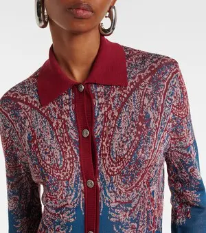 Etro Paisley Jersey Shirt Dress - Multicoloured