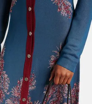 Etro Paisley Jersey Shirt Dress - Multicoloured