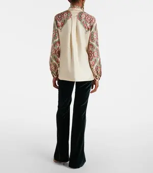 Etro Printed Silk Shirt