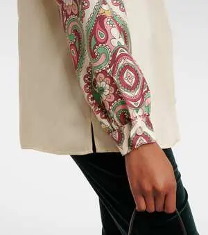 Etro Printed Silk Shirt