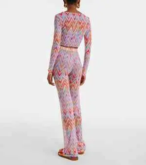 Missoni Chevron Cropped Top - Multicoloured