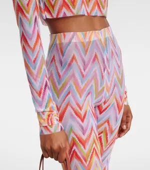 Missoni Chevron Cropped Top - Multicoloured