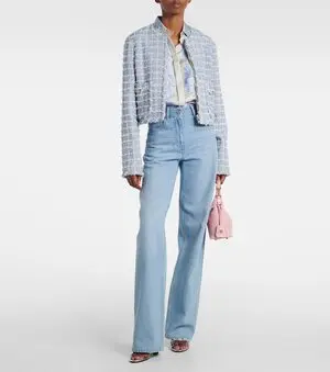 Versace High-rise Wide-leg Jeans