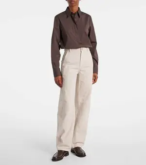 Brunello Cucinelli High-rise Straight Jeans