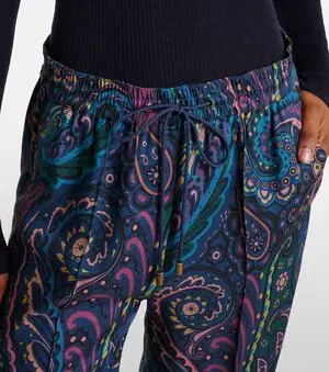 Etro Printed Straight Pants - Multicoloured