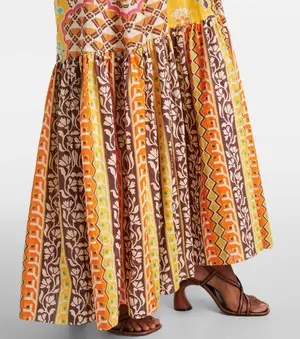 Etro Printed Cotton Maxi Dress