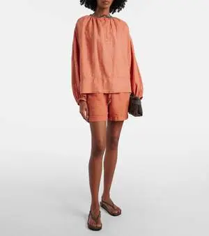 Brunello Cucinelli Linen And Cotton Bermuda Shorts