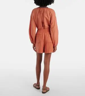 Brunello Cucinelli Linen And Cotton Bermuda Shorts