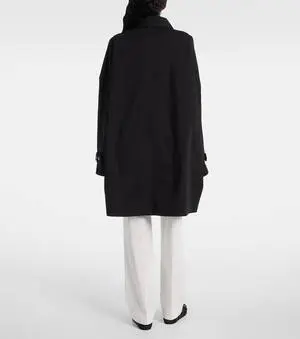 TOTEME Oversized Cotton Coat - Black
