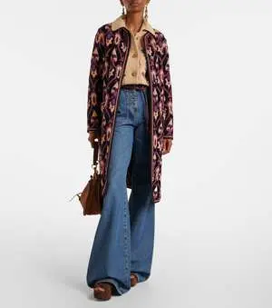 Etro Printed Reversible Coat - Multicoloured
