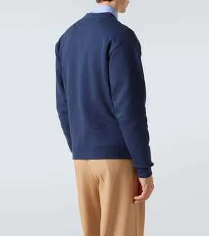 Valentino Garavani Vlogo Cotton Jersey Sweatshirt