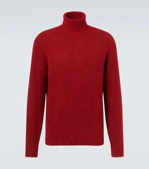 Brunello Cucinelli Alpaca, Wool, Silk, And Cotton-blend Turtleneck Sweater