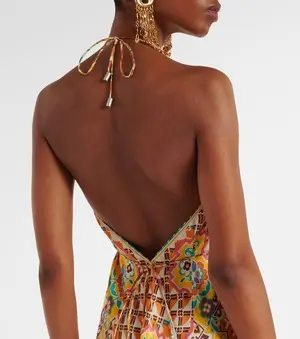 Etro Printed Silk Midi Dress - Multicoloured
