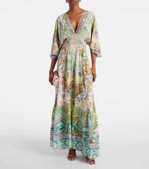 Camilla Embellished Silk Maxi Dress