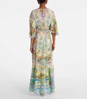 Camilla Embellished Silk Maxi Dress