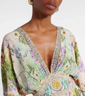 Camilla Embellished Silk Maxi Dress