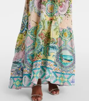 Camilla Embellished Silk Maxi Dress