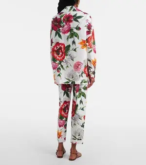Dolce & Gabbana Floral Oversized Cotton Shirt - Multicoloured