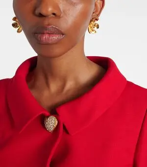 Oscar De La Renta Cherry Blossom Small Earrings