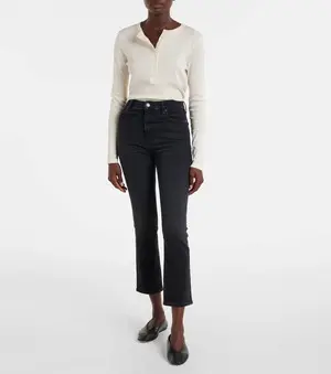 FRAME The Pencil Crop Slim Jeans